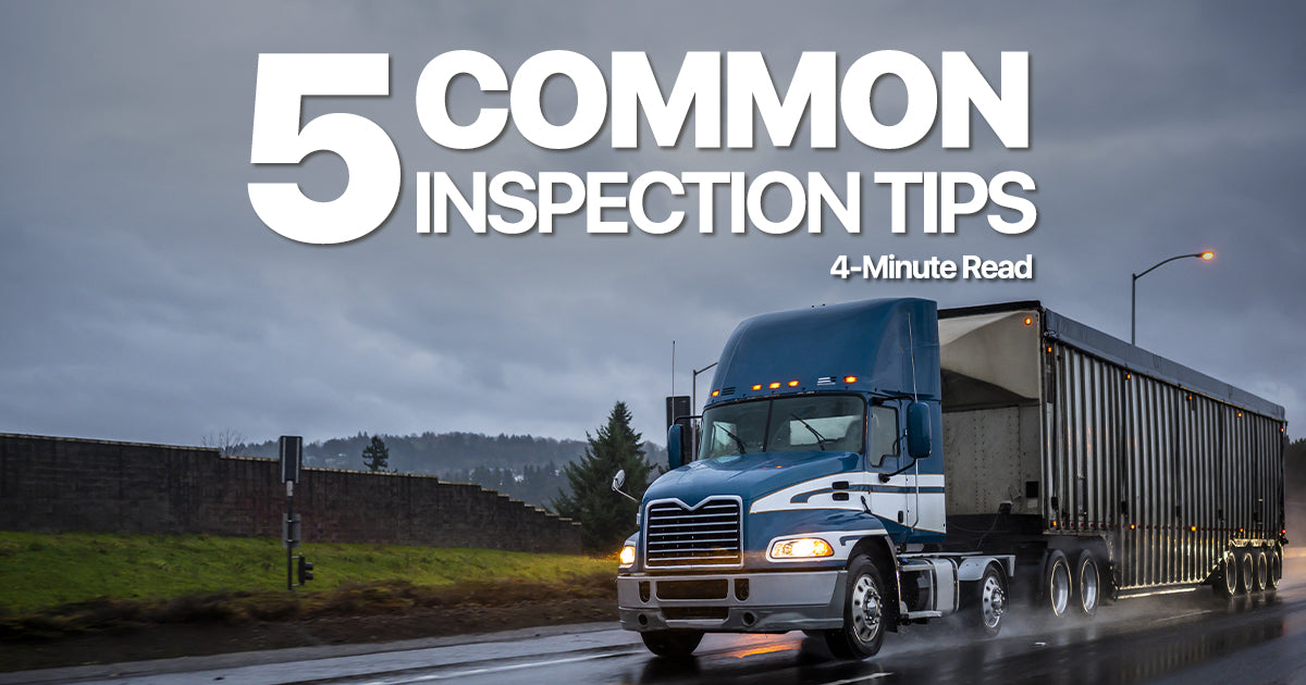 5 Common Inspection Tips – OTR Performance® Inc.