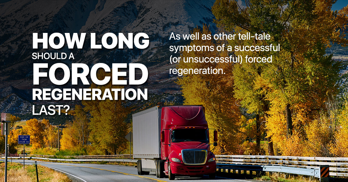 How Long Should a Forced DPF Regeneration Last? As Well as Other Tell ...