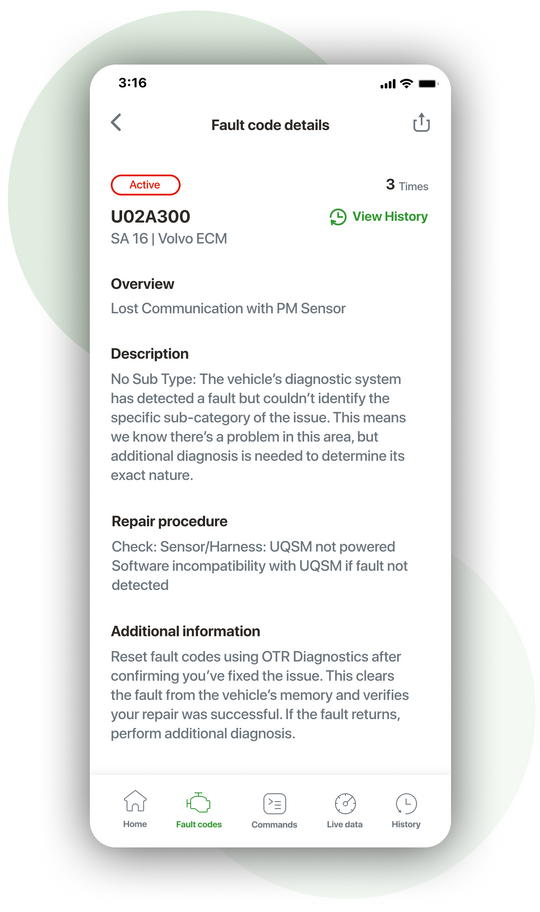 Fault Codes – OTR Performance® Inc.